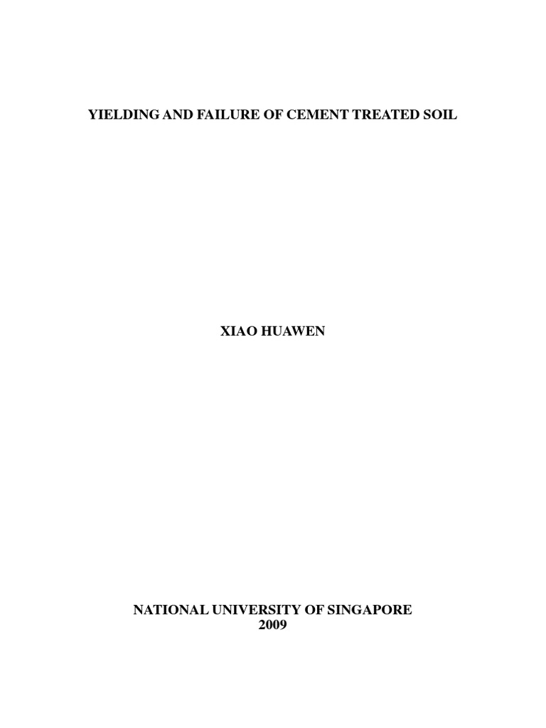 Xiao Huawen | PDF | Yield (Engineering) | Strength Of Materials