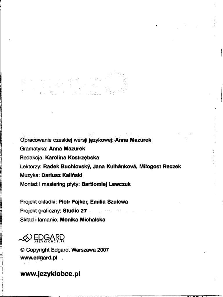 Edgard - Czeski Kurs Podstawowy | PDF