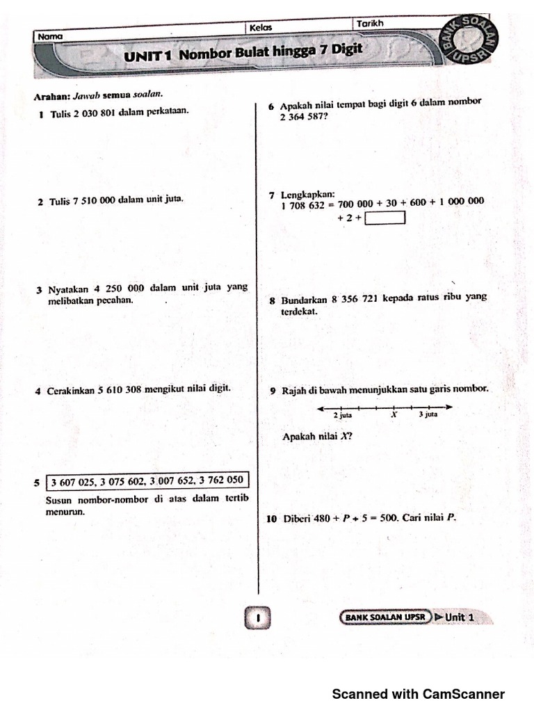 Math Year 6 | PDF