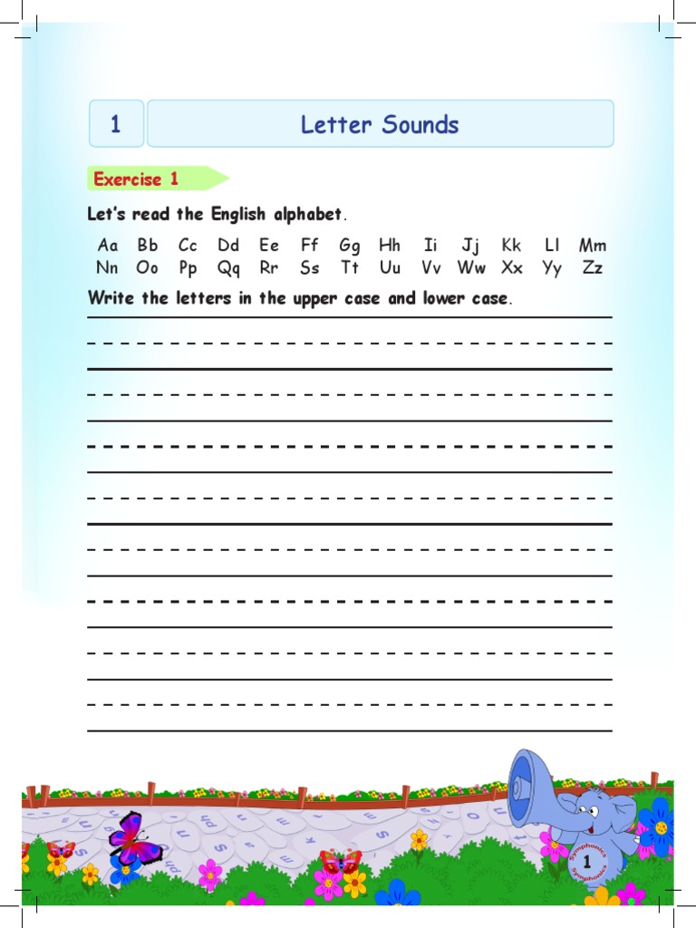 Letter Sounds 1: Exercise 1 | PDF