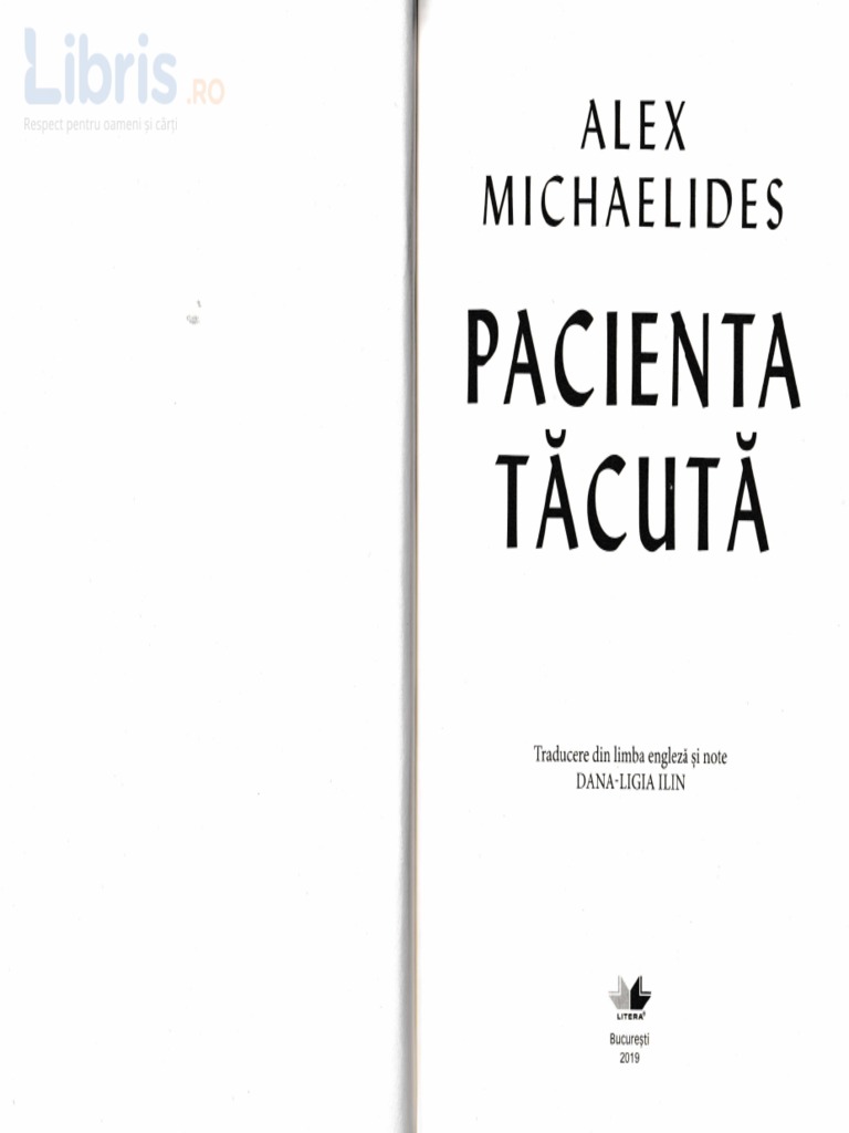 Pacienta Tacuta - Alex Michaelides PDF | PDF