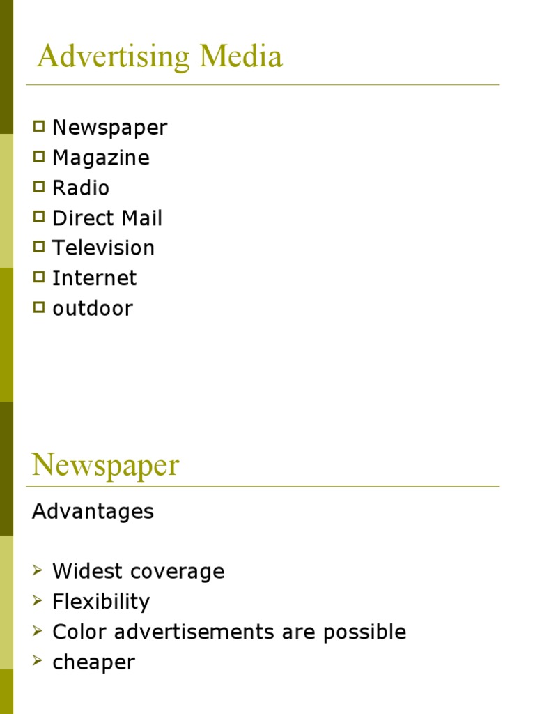 Advertising Media | PDF | Advertising | Direct Marketing