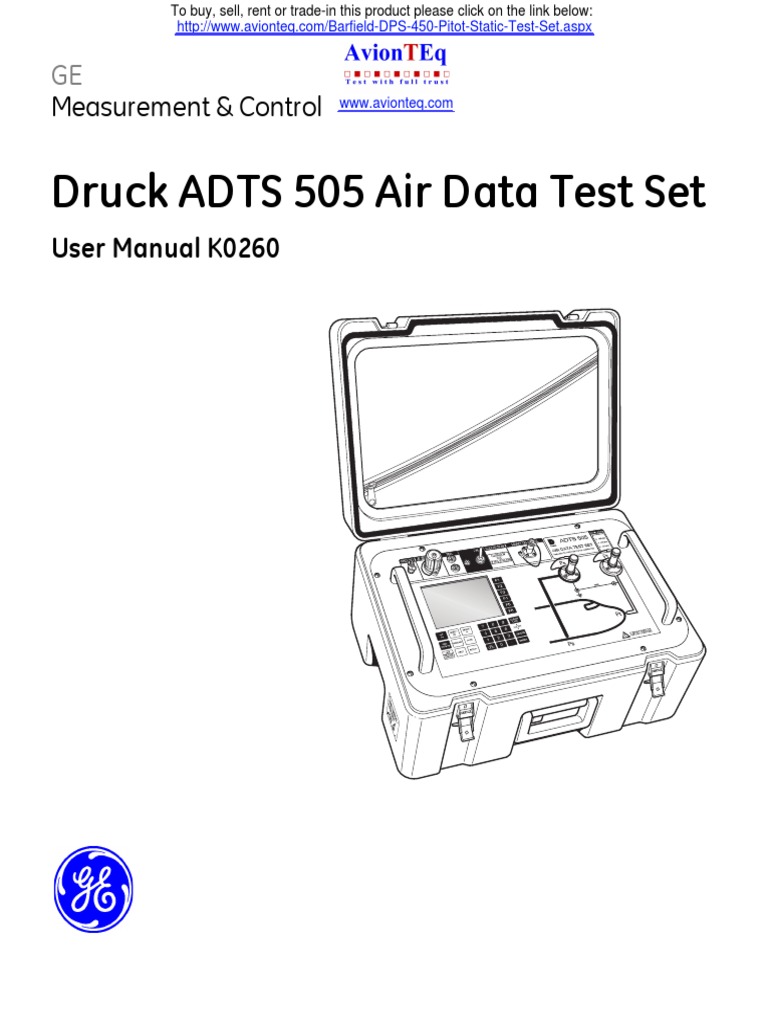 AIR DATS SYS DPS-450-User-Manual | PDF | Airspeed | Calibration