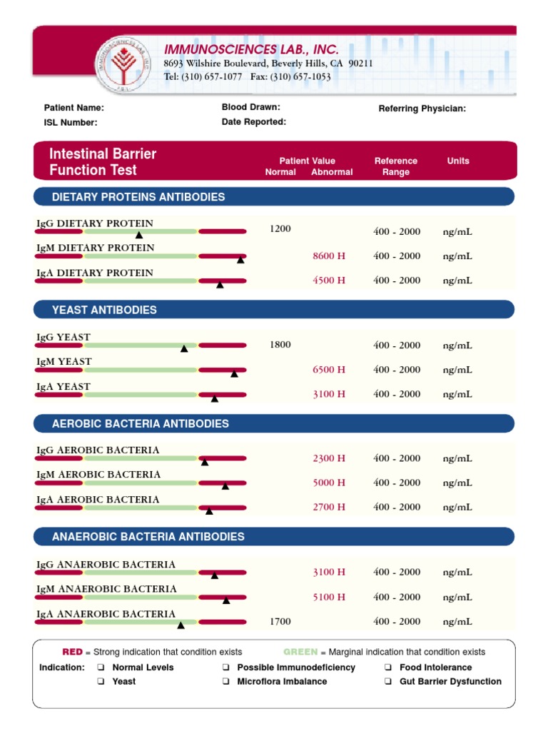 Intestinal Barrier Function Test: A Comprehensive Analysis of ...