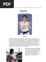 Biografía Raúl Rizo | PDF | Kárate | Artes marciales del este asiático