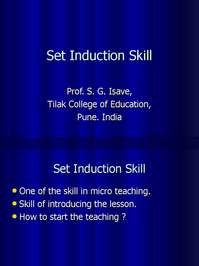 Set Induction Skill | PDF | Experiment | Cognitive Science