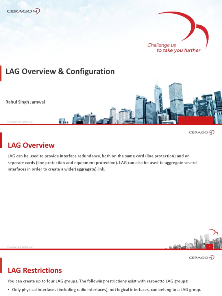 LAG Overview & Configuration | PDF | Telecommunications | Networks