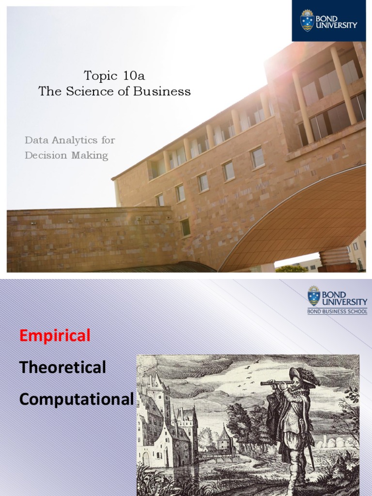 Data Analytics in Business Science | PDF | Analytics | Data Analysis