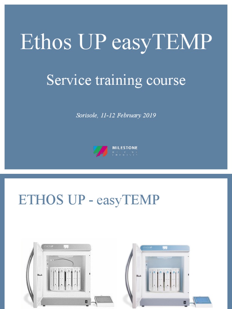 Ethos Up Easytemp Service Training Course Pdf Infrared Transport
