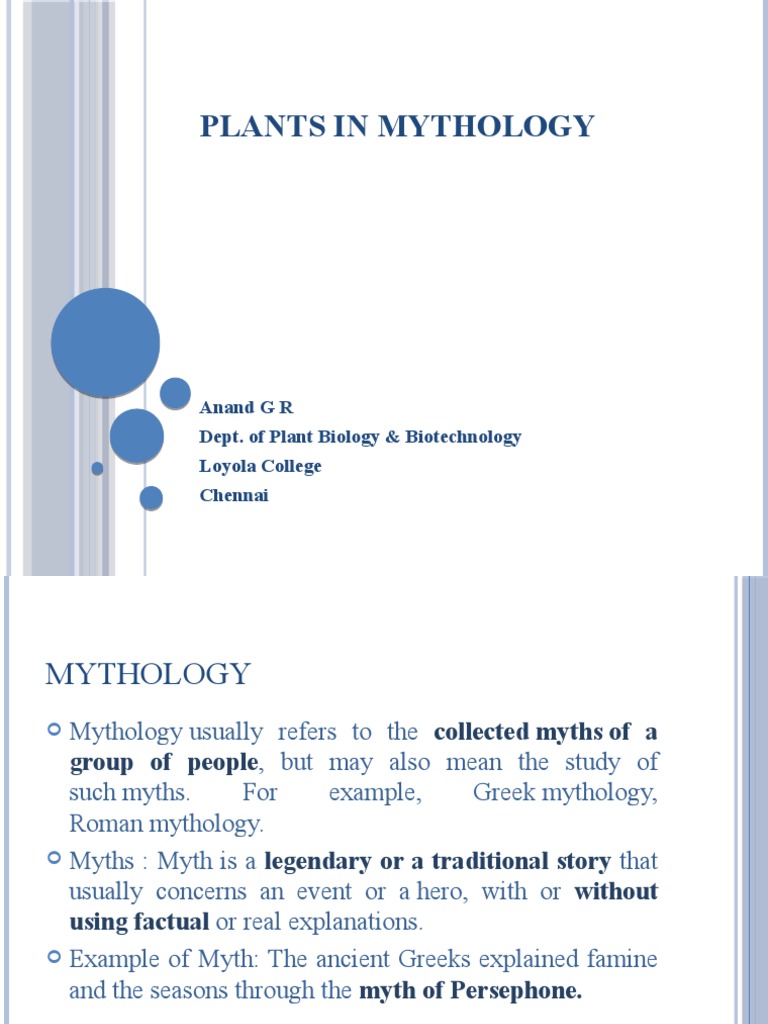 Mythological Significance of Plants | PDF | Greek Mythology | Apollo
