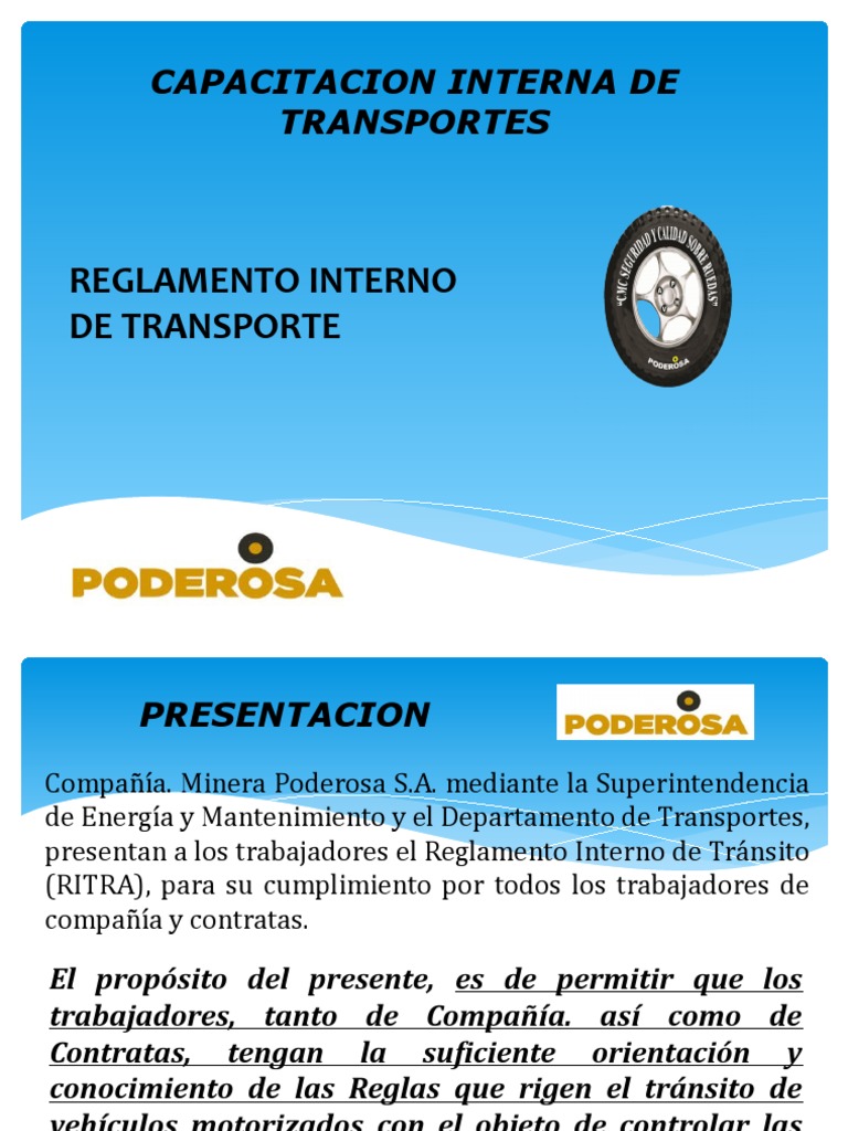 Ritra PPT | PDF | Licencia de conducir | Camión