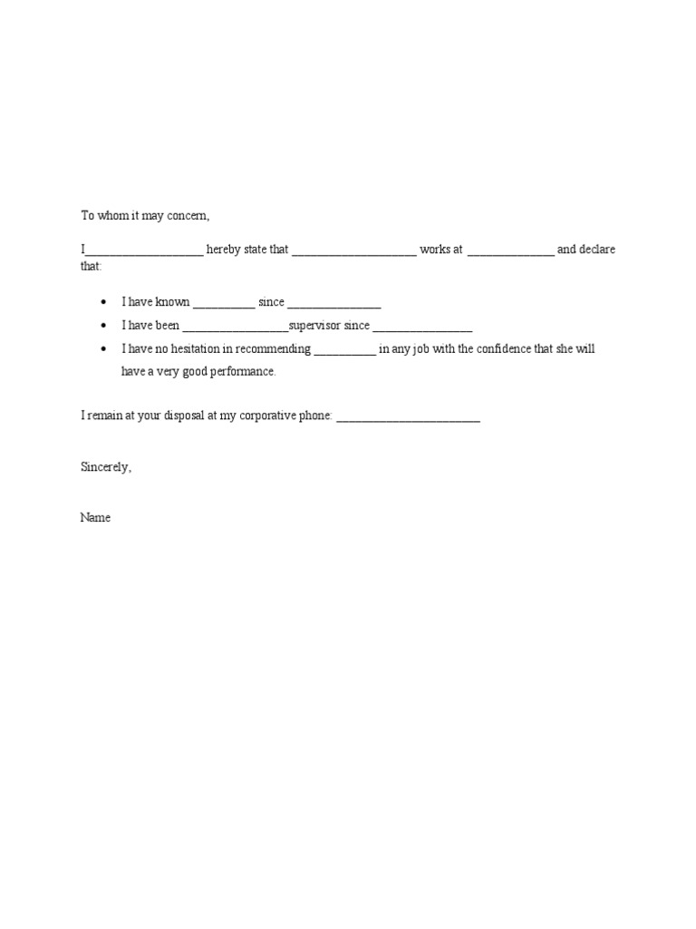 Letter Example | PDF