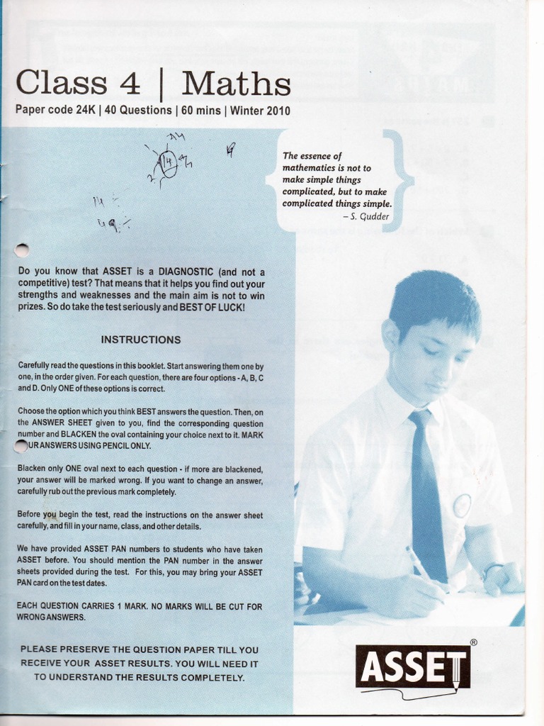 Grade 4-Math-Asset - 2010 | PDF