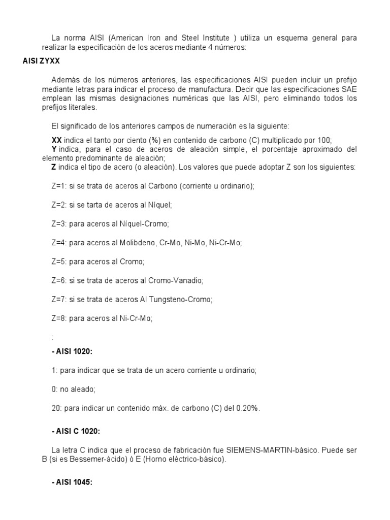 AISI steel specifications numbering system explained in under 40 chars ...