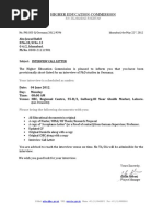 Authority Letter For HBL Cheque Book Receiving | PDF