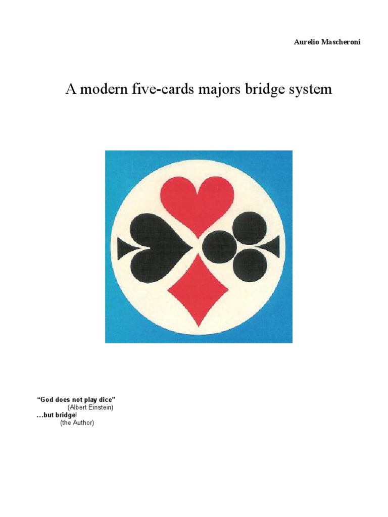 A Modern Five-Cards Majors Bridge System | Download Free PDF | Trick ...