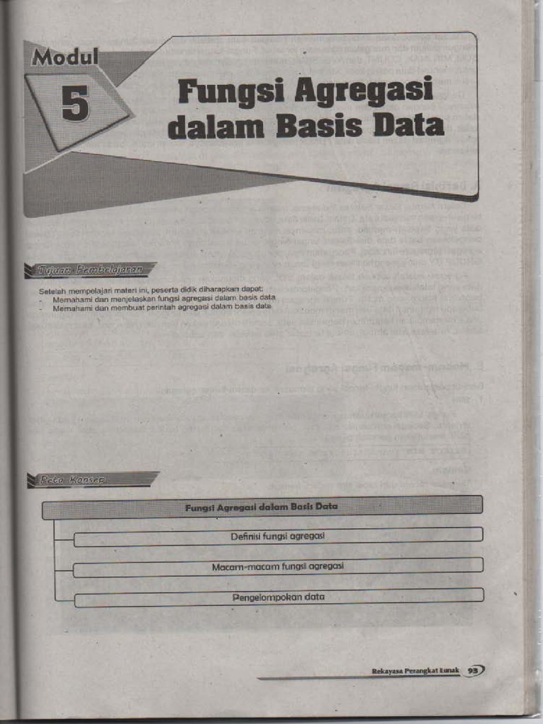 Basis Data Fungsi Agregasi | PDF