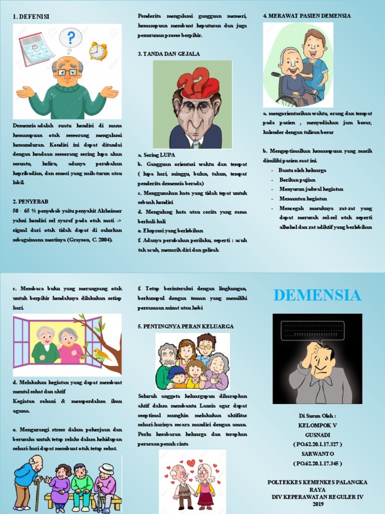Leaflet Kelompok V Kep. Gerontik | PDF