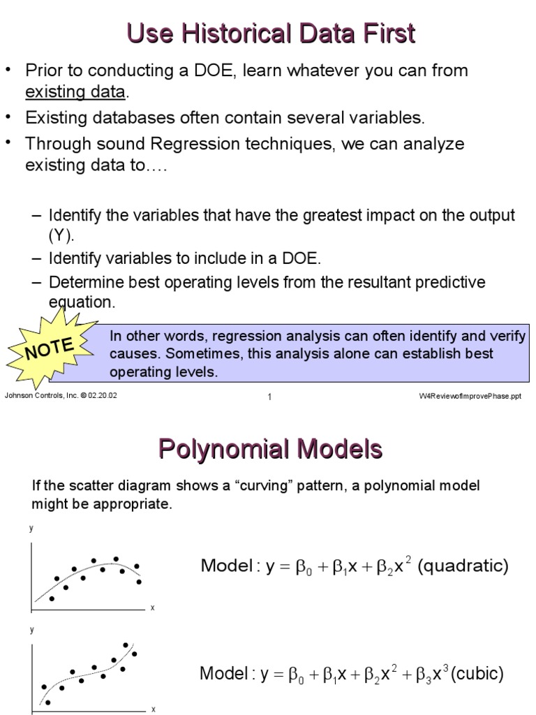 Use Historical Data First | PDF | Dependent And Independent Variables | Regression Analysis