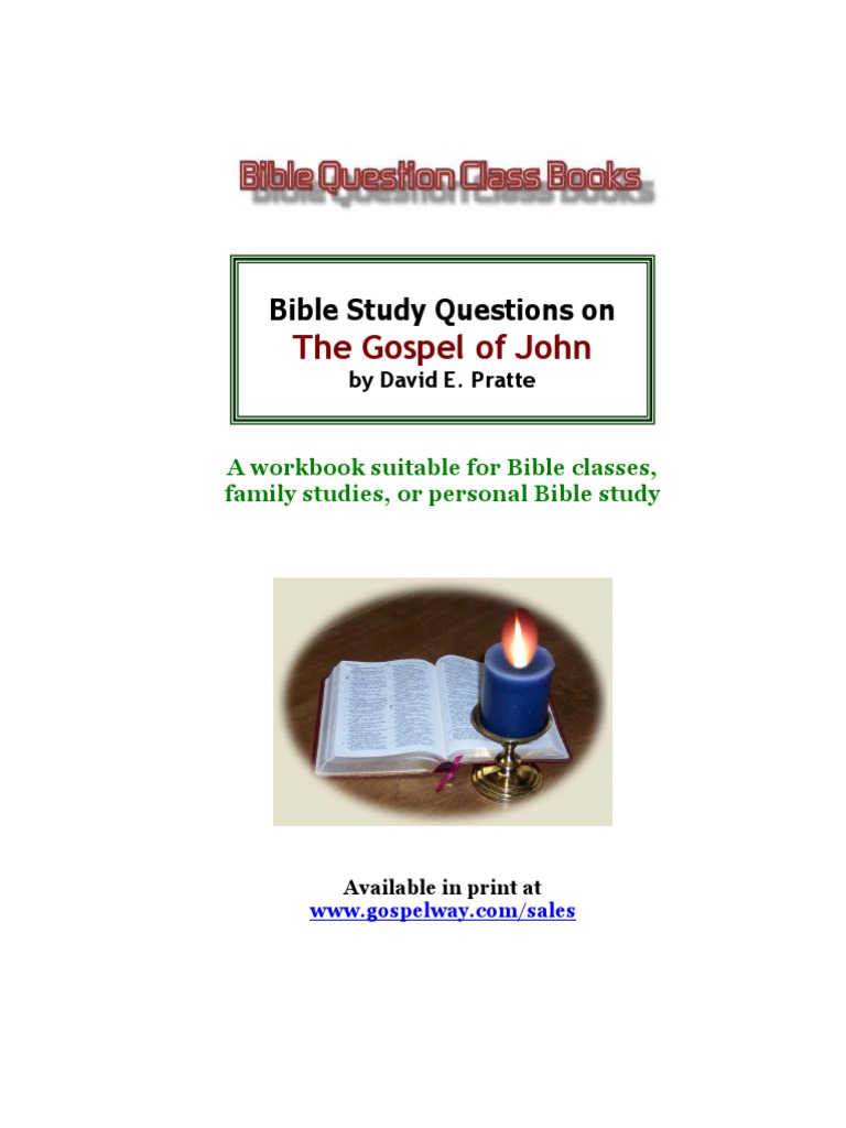 The Gospel of John: Bible Study Questions On | PDF | John The Baptist ...
