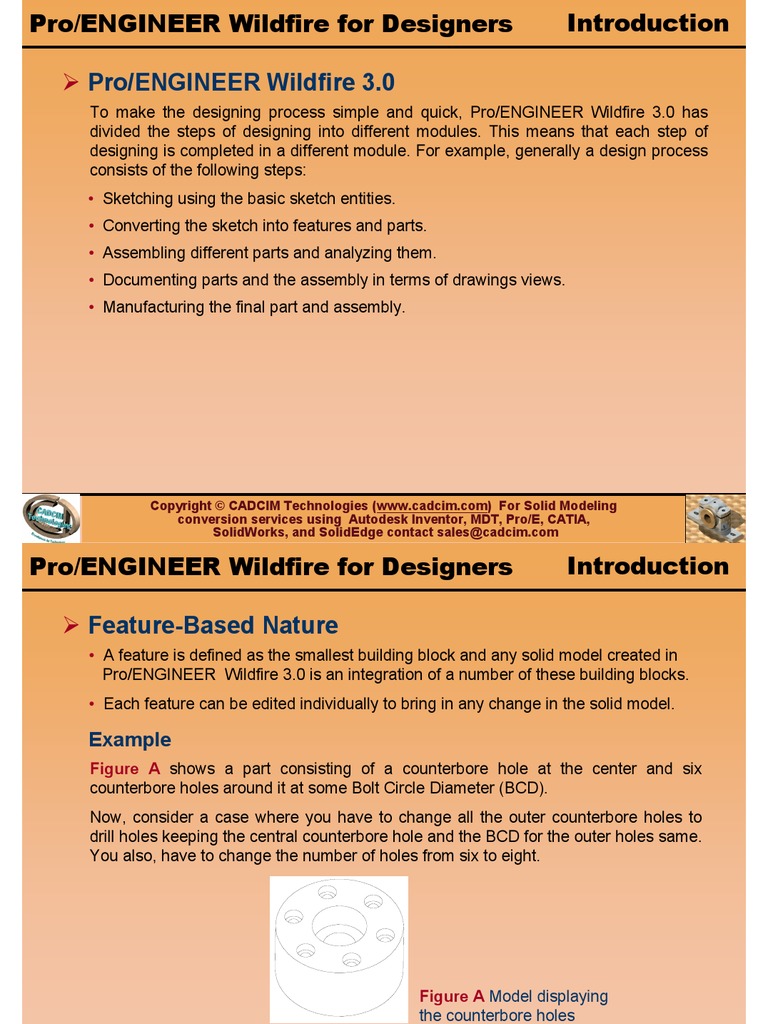 Pro-E Wildfire 3.0 | PDF | Computer File | Computing