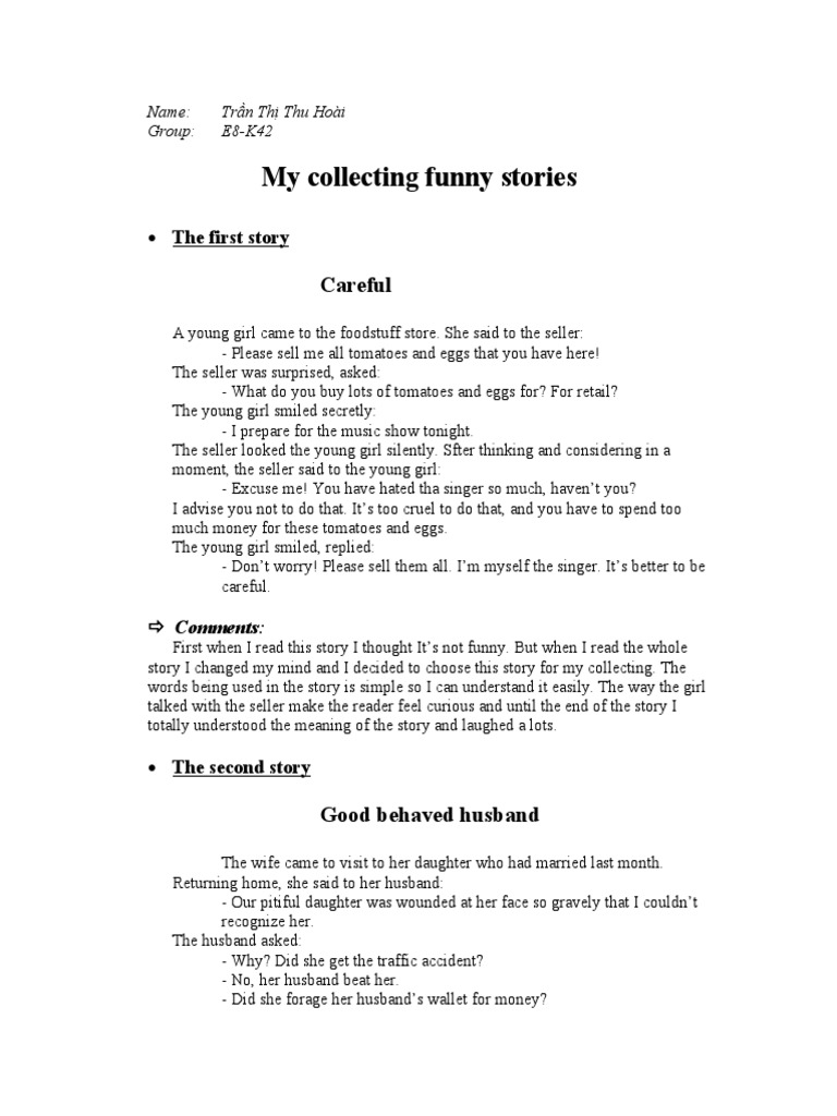 Humorous Short Stories Collection | PDF