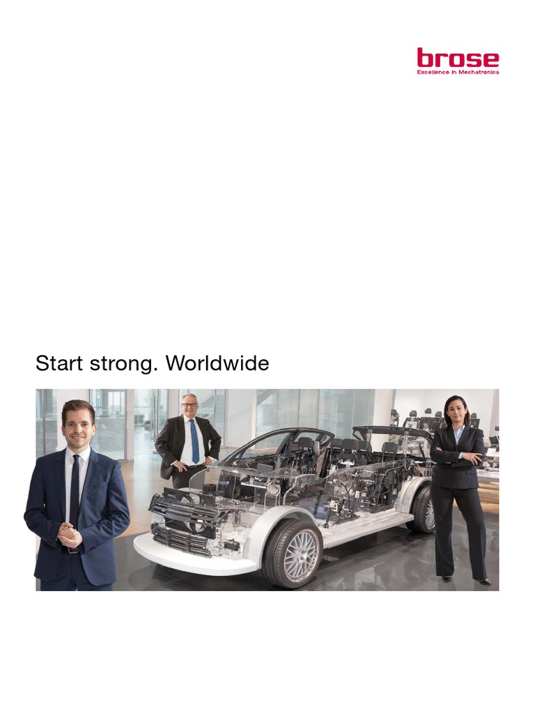 Brose Careers Brochure 2016 | PDF | Engines | Car