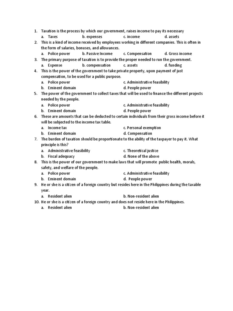 Understanding the Taxation Process | PDF