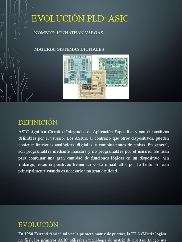 Evolucion Pld-Asic | Descargar gratis PDF | Diseño electronico ...