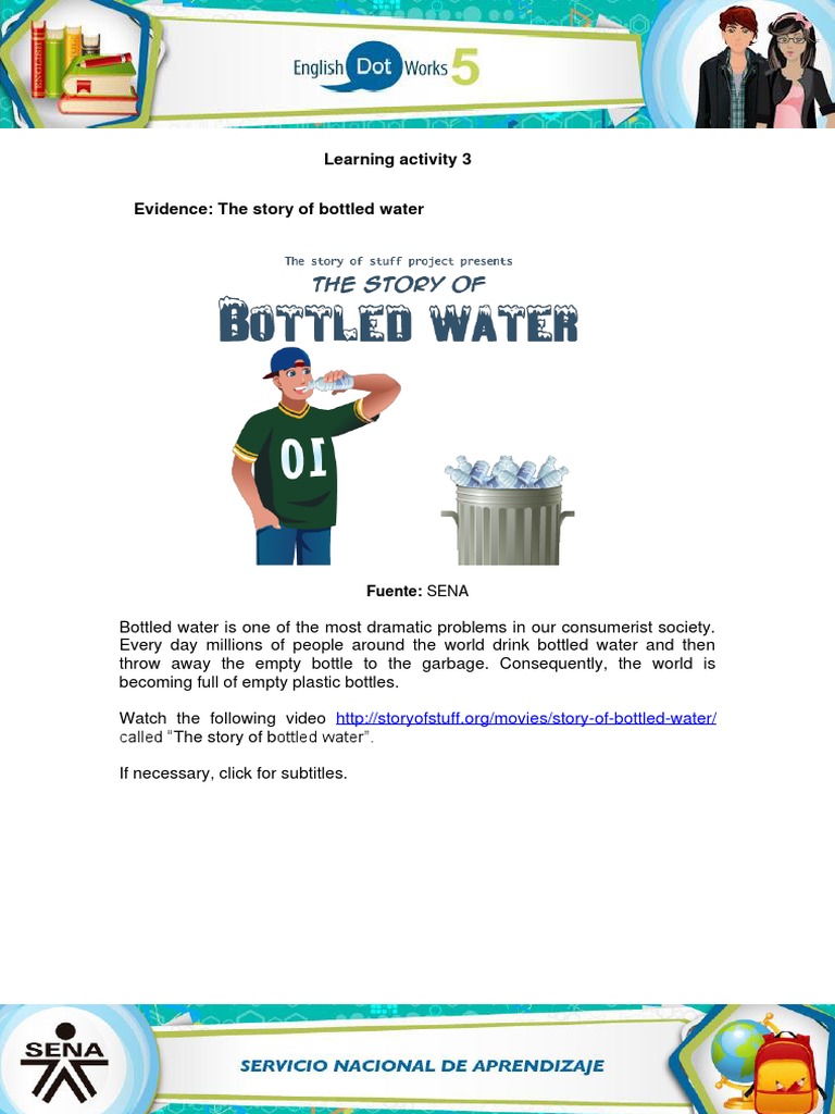 Evidence The Story of Bottled Water | PDF | Learning | Cognition