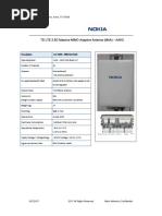 Nokia AirScale RRH AHHB Dimensions | PDF | Bandwidth (Signal Processing ...