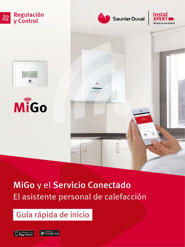 Guia Rapida Inicio Migo 1017135 | PDF | Caldera | Aplicación movil