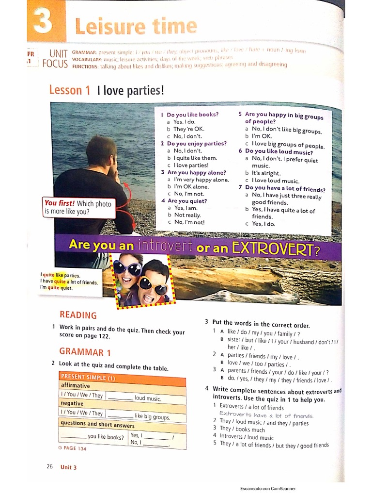 Unit 3 - Student's Book | PDF