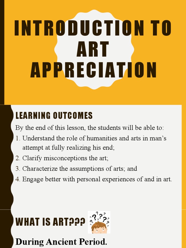 Introduction To Art Appreciation | PDF