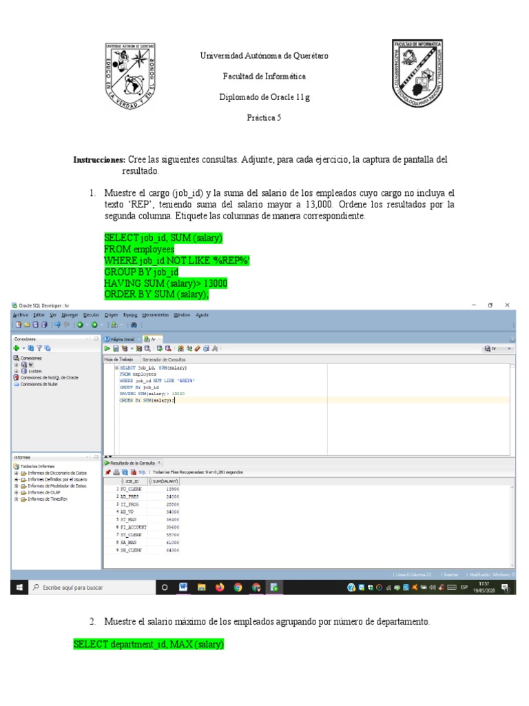 Consultas SQL para Análisis de Empleados | PDF | Labor | Empleo