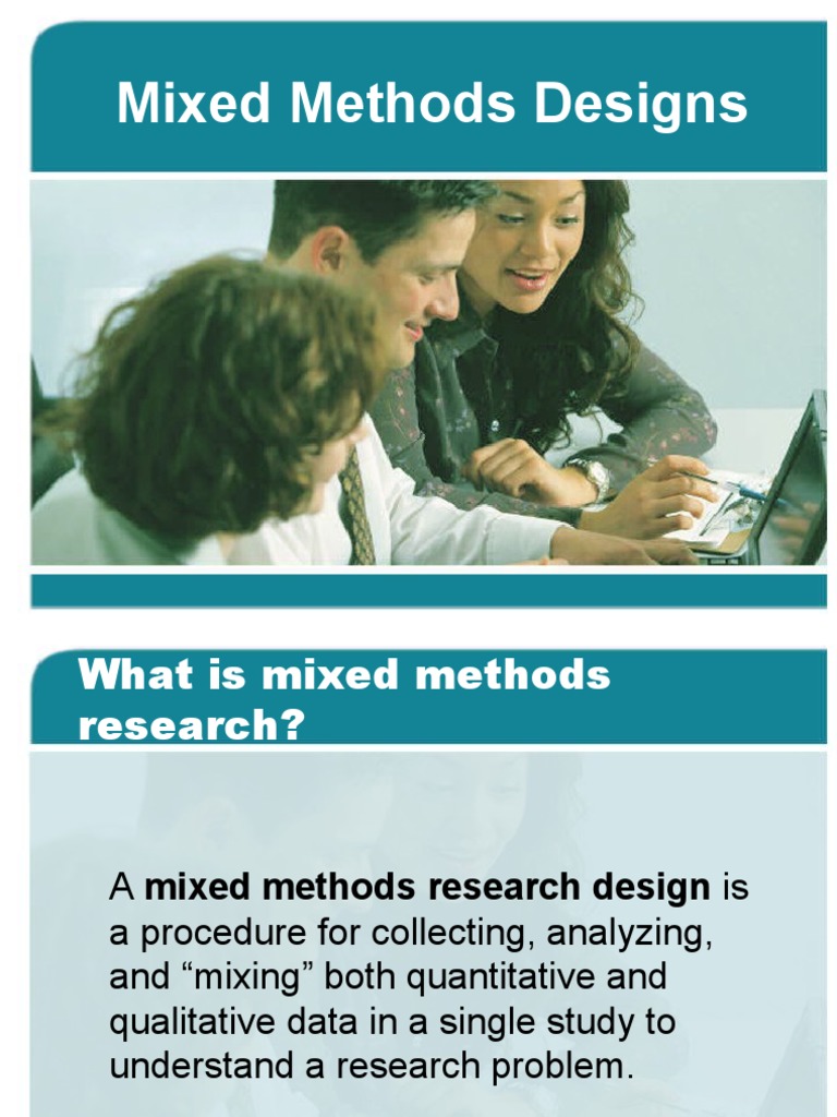 Understanding Mixed Methods Research | PDF | Quantitative Research ...