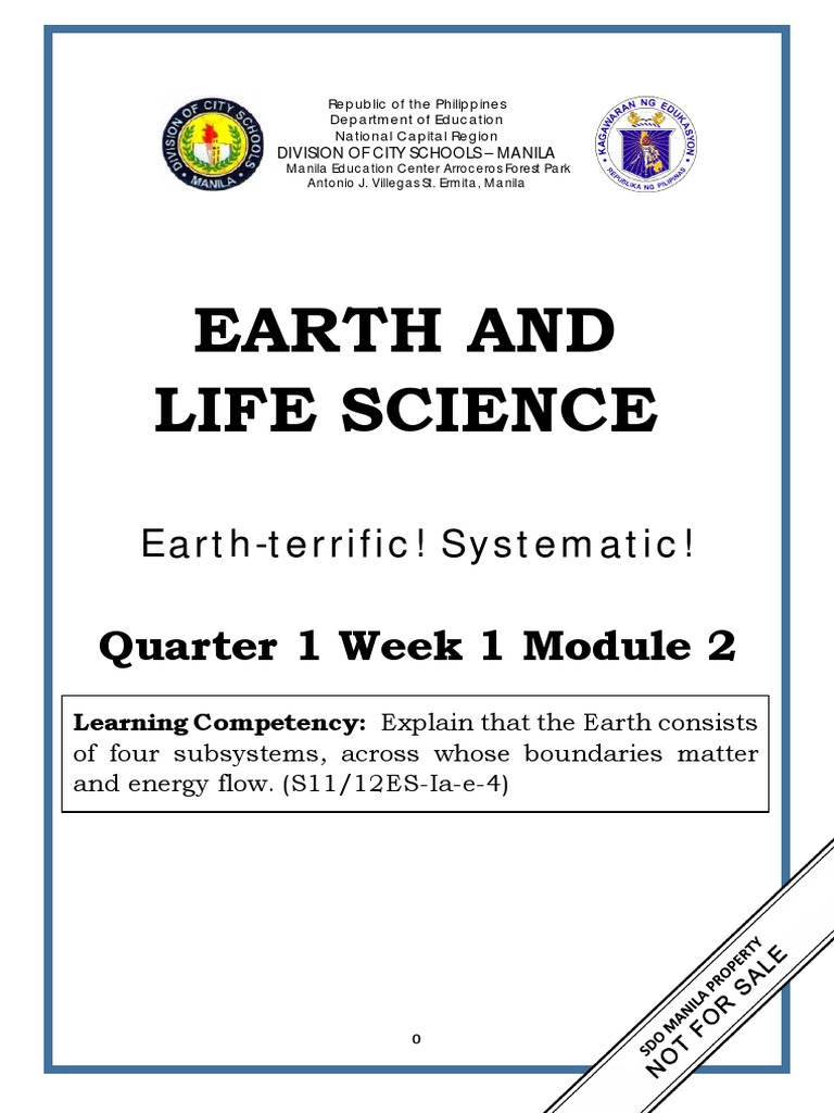 Earth Systems and Their Interactions | PDF | Atmosphere Of Earth ...