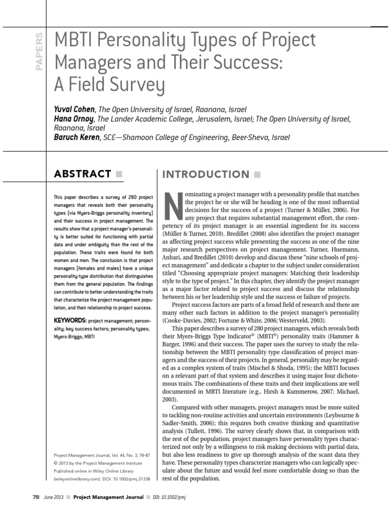 Personality Types | PDF | Personality Type | Epistemology