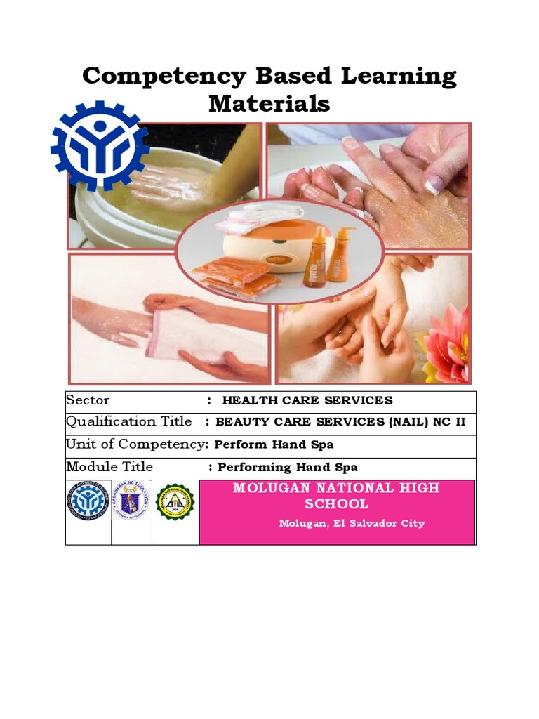 Hand Spa Competency Learning Module | PDF | Competence (Human Resources ...