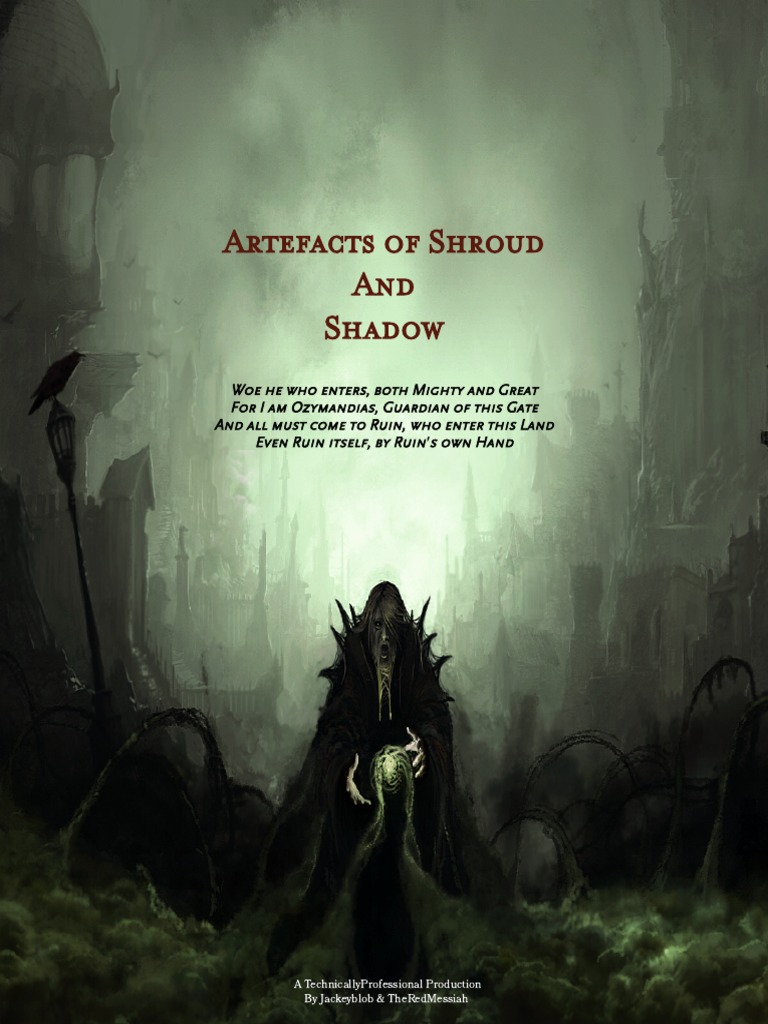 Artefacts of Shroud and Shadow | PDF | Soul