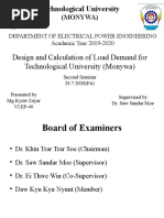 Single Line Diagram Overview and Load Calculation | PDF | Electrical ...