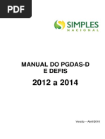 Manual Pgdas-D 2018 V4receitafederal | PDF | Impostos | Salário