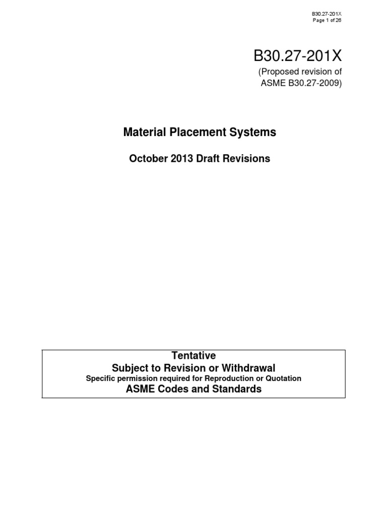 Material Placement Systems: October 2013 Draft Revisions | PDF | Safety ...