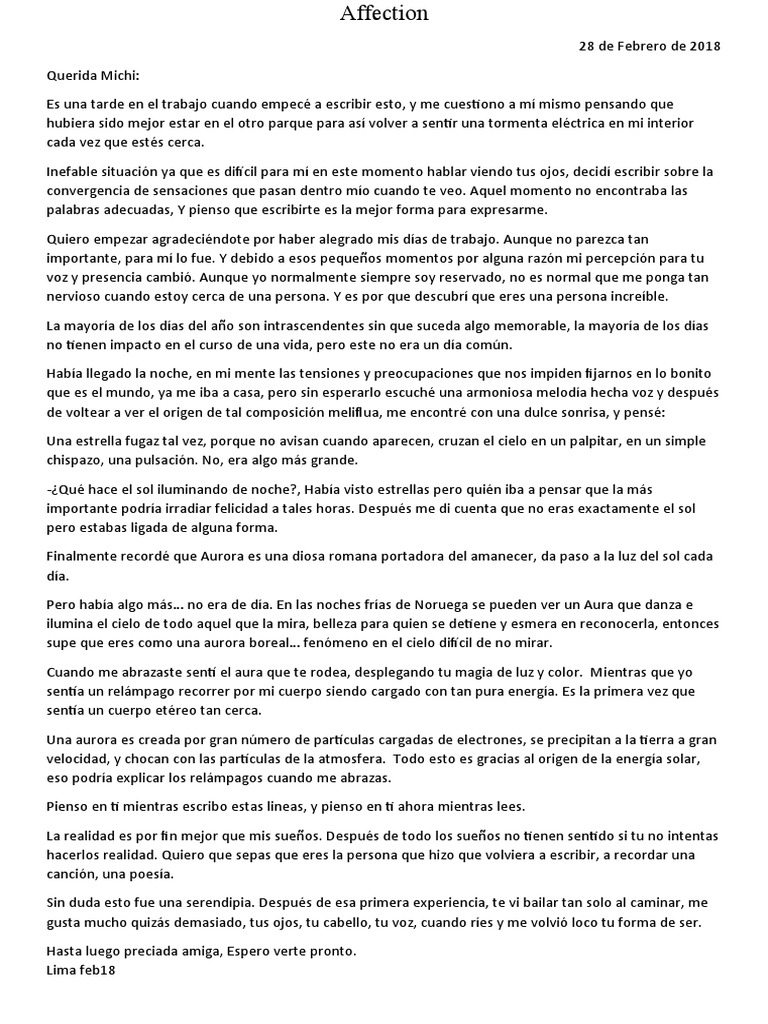 Affection | PDF | Aurora | Cielo