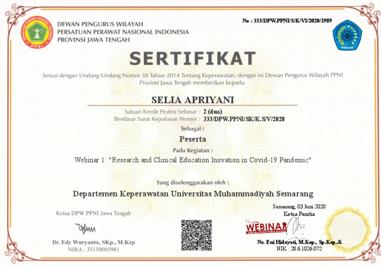 Selia Apriyani: Peserta | PDF | Self-Improvement