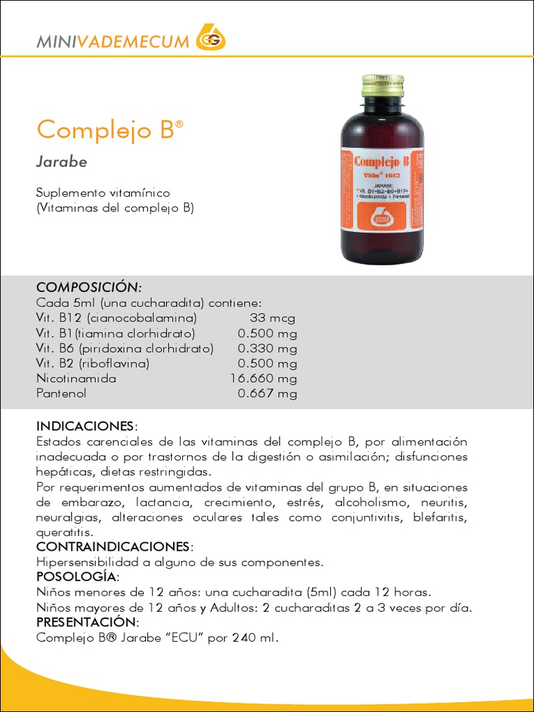 Complejo B PDF | PDF