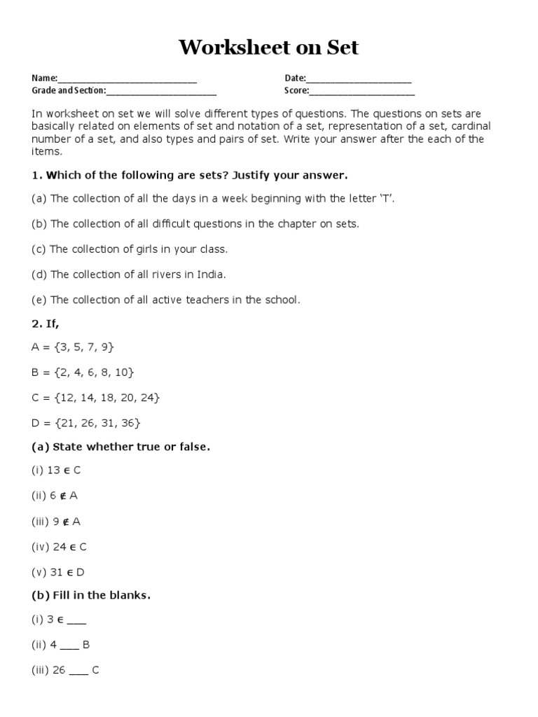 Numbers and Number Sense, Math 7 (M7NS-Ia-1, M7NS-Ia-2, M7NS-Ib-1 ...