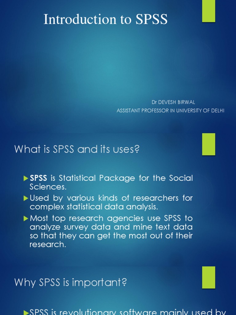 SPSS | PDF | Spss | Level Of Measurement