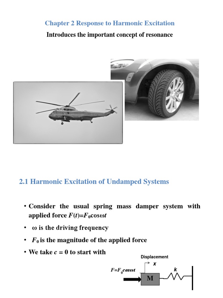 Resonant Frequencies and Forced Harmonic Oscillations | PDF ...