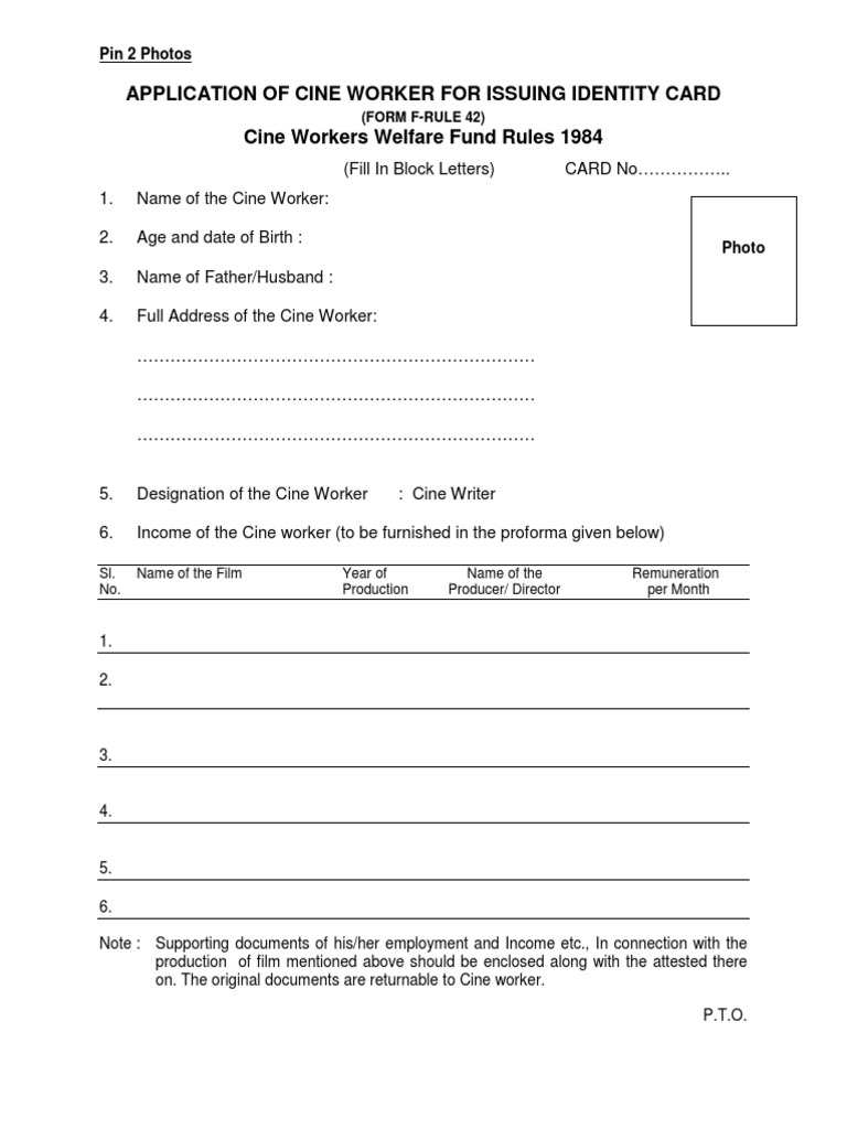 Health Card Application | PDF